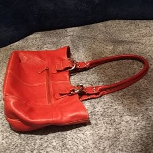 Tignanello | Bags | Authentic Tignanello Leather Orange Bag | Poshmark